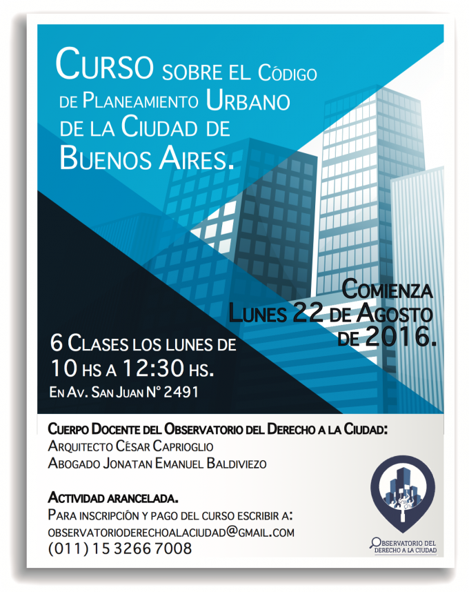 Curso sobre el Código de Planeamiento Urbano de la Ciudad de Buenos ... Curso sobre el Código de Planeamiento Urbano de la Ciudad de Buenos ...