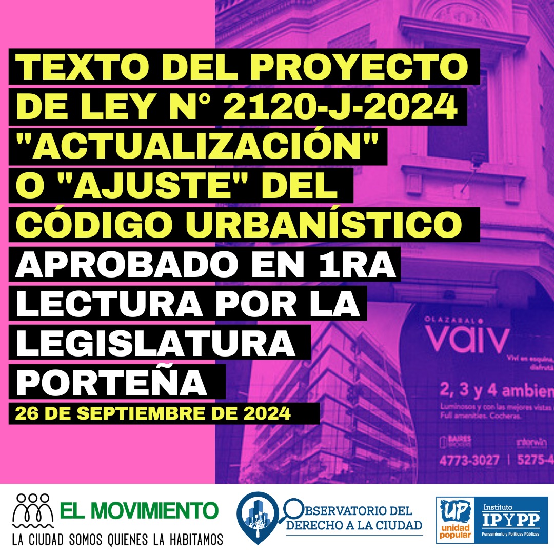 📣 Texto del Proyecto de Ley N° 2120-J-2024 “Actualización del Código ...