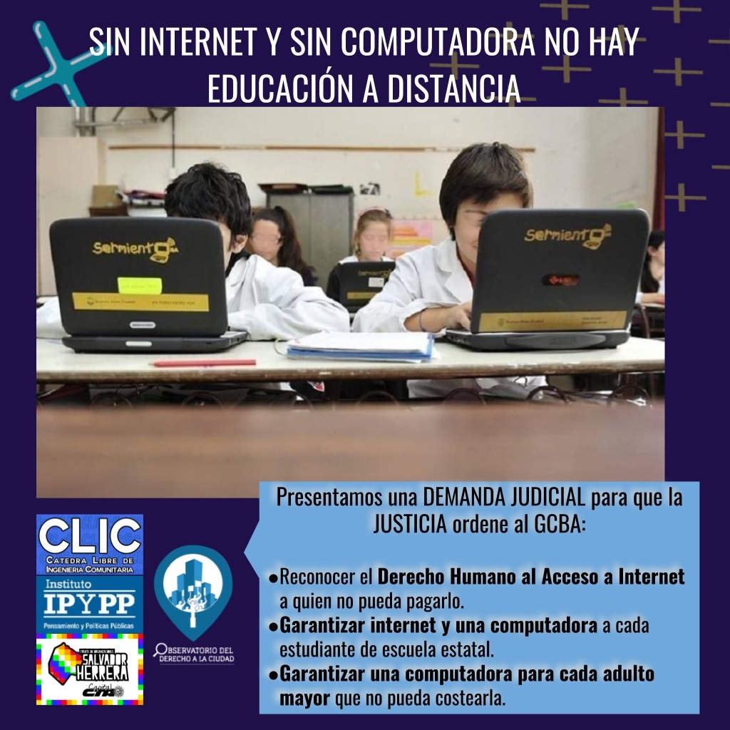 📣 SIN INTERNET NI COMPUTADORAS NO HAY EDUCACIÓN A DISTANCIA ...